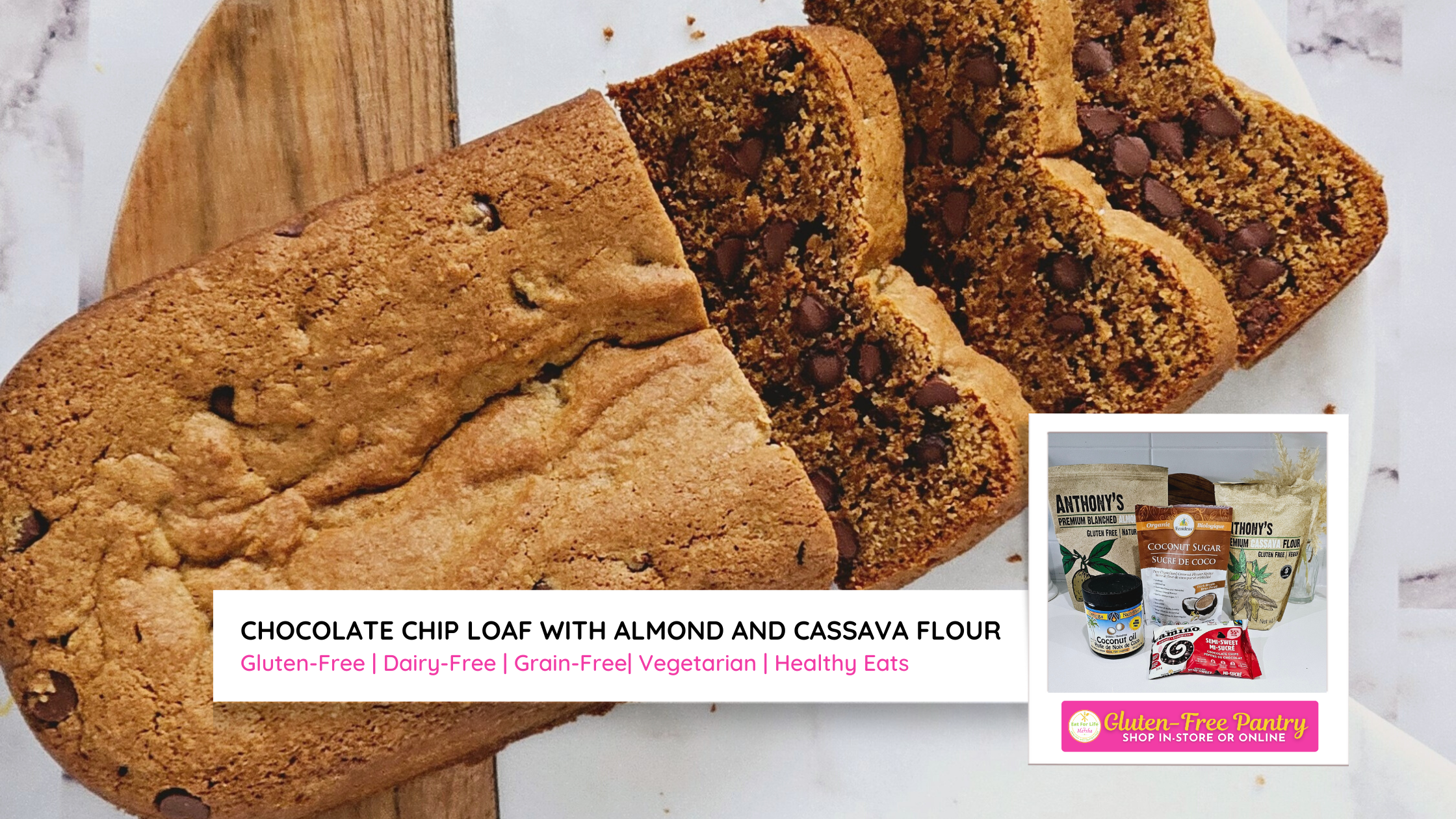 Chocolate Chip Loaf With Almond And Cassava Flour | Eat For Life By Marsha